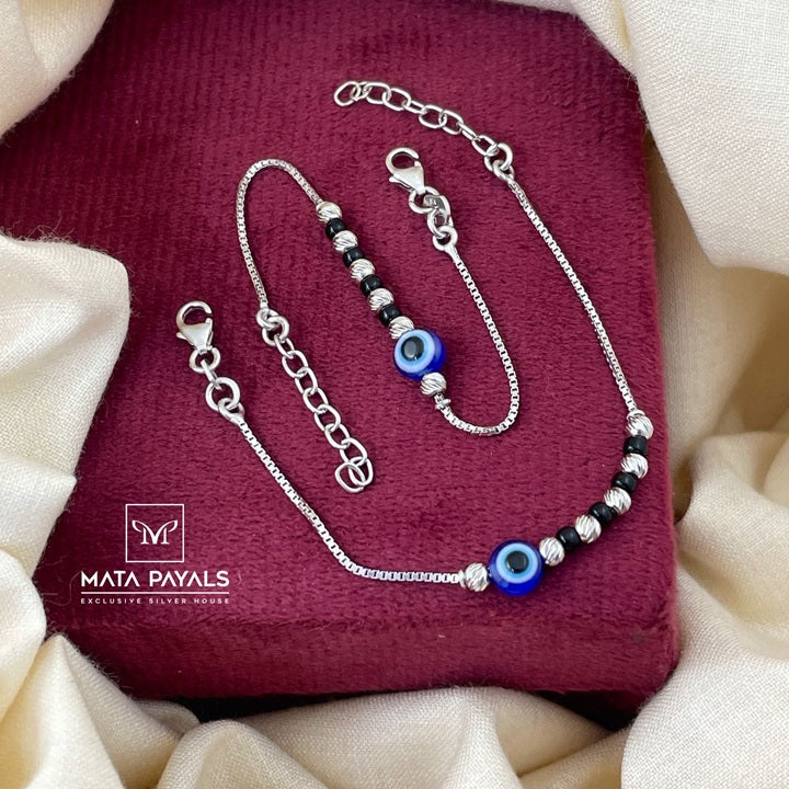 Baby Silver Kadli | Silver Kada for Baby Boy & Girl – Matapayals
