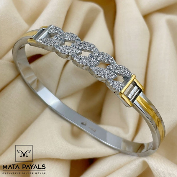 Buy Silver Kada for Men | Silver Hand Kada For Men – Matapayals
