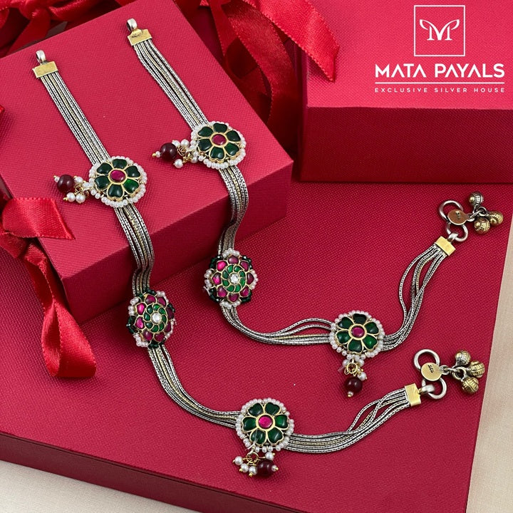 Eccentric Dual Tone Anklet – matapayals