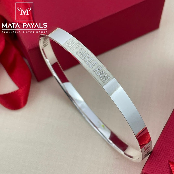 Buy Silver Kada for Men | Silver Hand Kada For Men – Matapayals