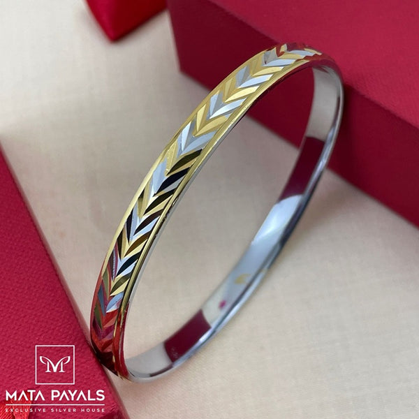 Buy Silver Kada for Men | Silver Hand Kada For Men – Matapayals