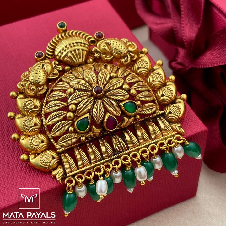 Fancy Gold Plated Pendant – matapayals