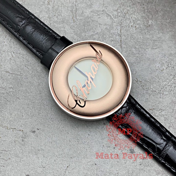 Chopard Rose Gold Dialer Watch – matapayals