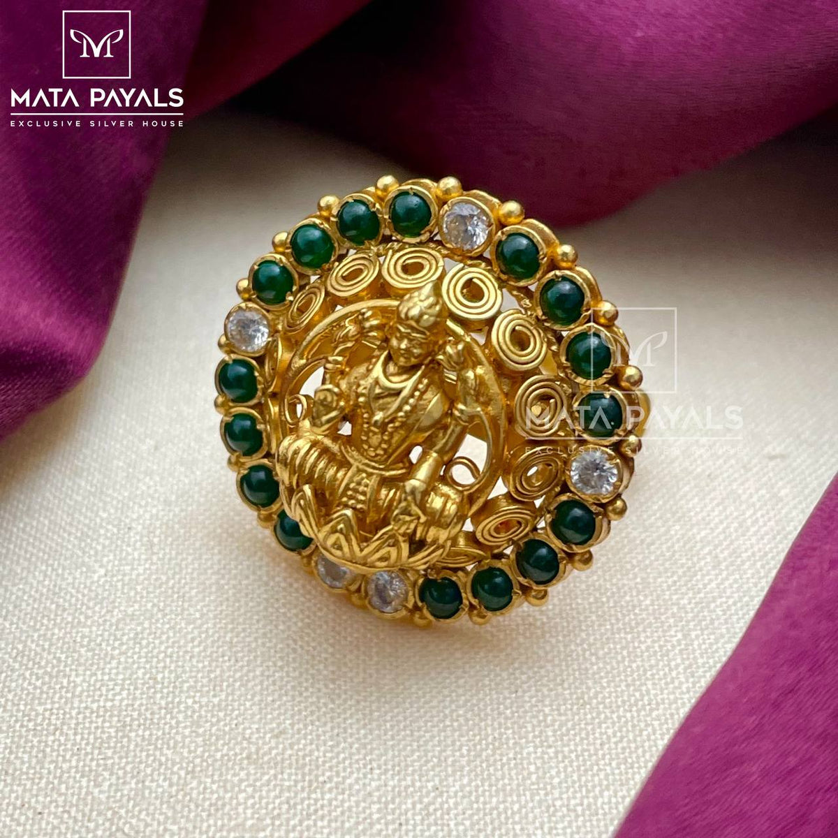 Divine Devi Lakshmi Finger Ring – matapayals