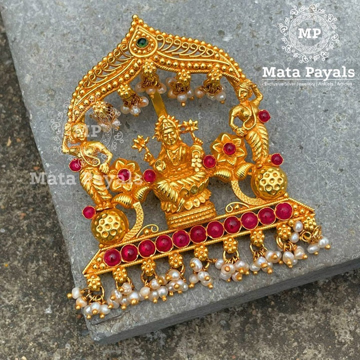 Divine Shri Lakshmi Carved Pendant – matapayals